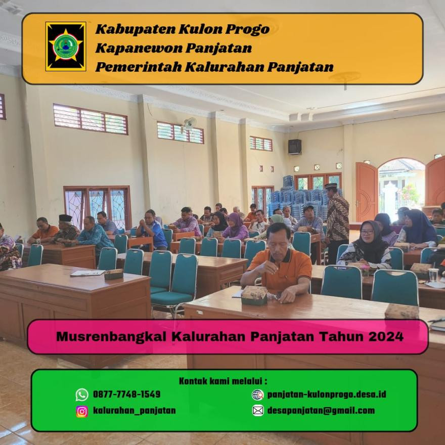 Musyawarah Perencanaan Pembangunan Kalurahan Panjatan Tahun 2024